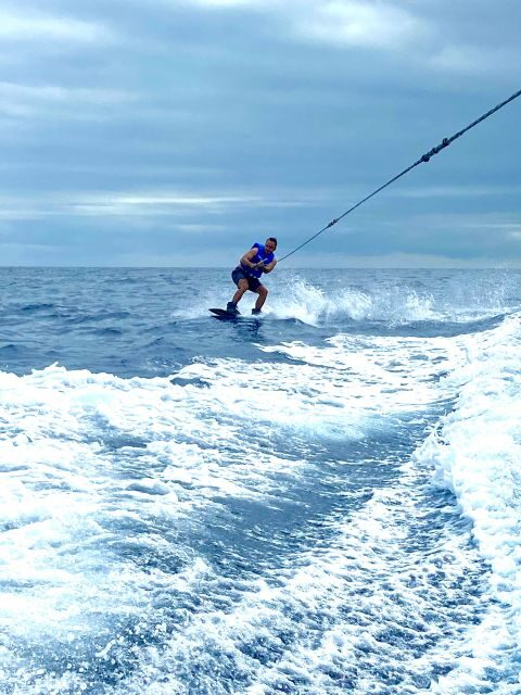 Madeira :Private boat trip along the coast w/ water activity - Key Points