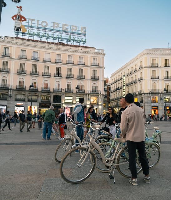 Madrid by Night: Vintage Bike Tour Highlights/Optional Tapas - The Nightlife and Tapas Finale
