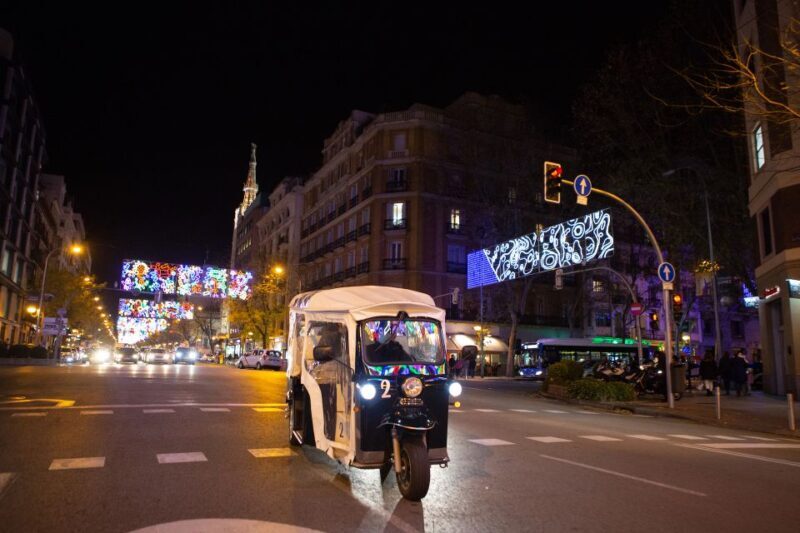 Madrid: Private Christmas Lights Tour by Eco Tuk-Tuk - The Sum Up
