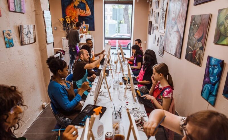 Madrid: Sip&Paint Workshop - Key Points