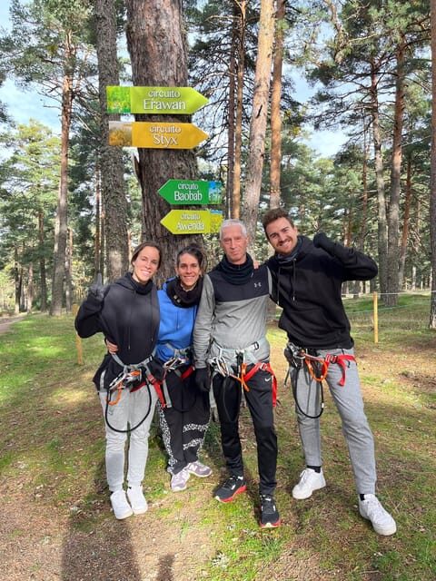 Madrid: Zip line circuits high in the trees - Value and Price Considerations