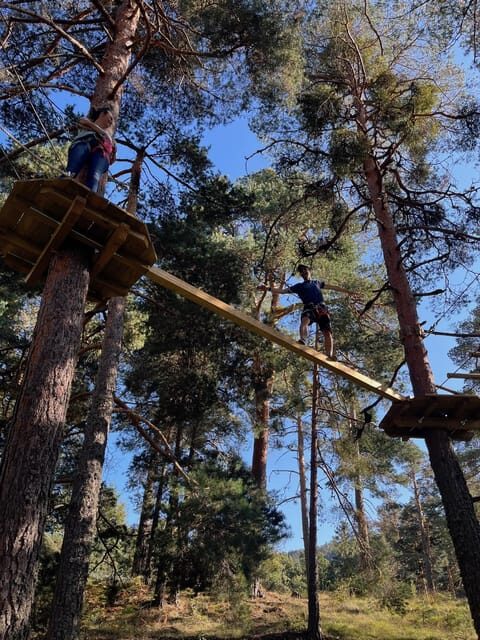 Madrid: Zip line circuits high in the trees - The Itinerary and the Experience Day