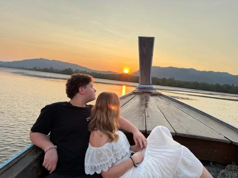 Magical Sunset Longtail Journey & Lantern Blessing - Key Points