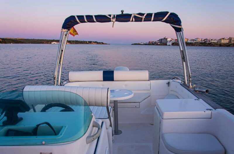 Mahón Menorca: Private boat tour with aperitif and sunset. - Comfort, Convenience, and Practical Details