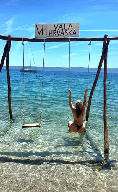 Makarska: 3 island, Cave, Cliffs, Jelsa, Lagoon, Golden Horn - Golden Horn Beach (Zlatni Rat)