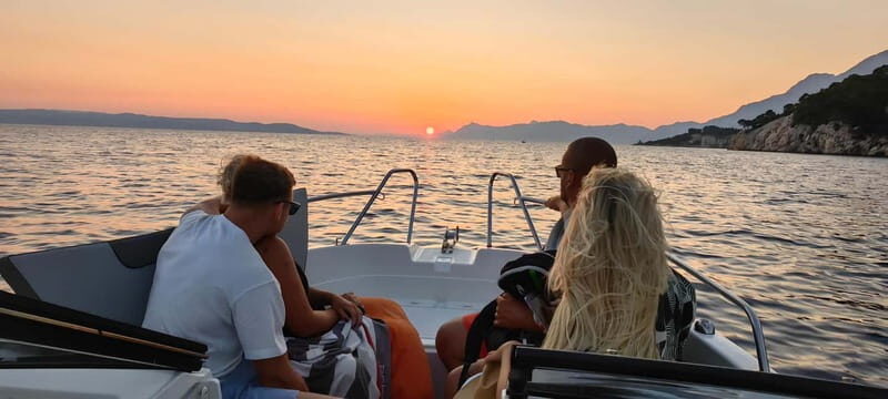 Makarska: Speedboat Sunset Tour to hidden bay on island Bra - An Authentic Adventure in Coastal Croatia