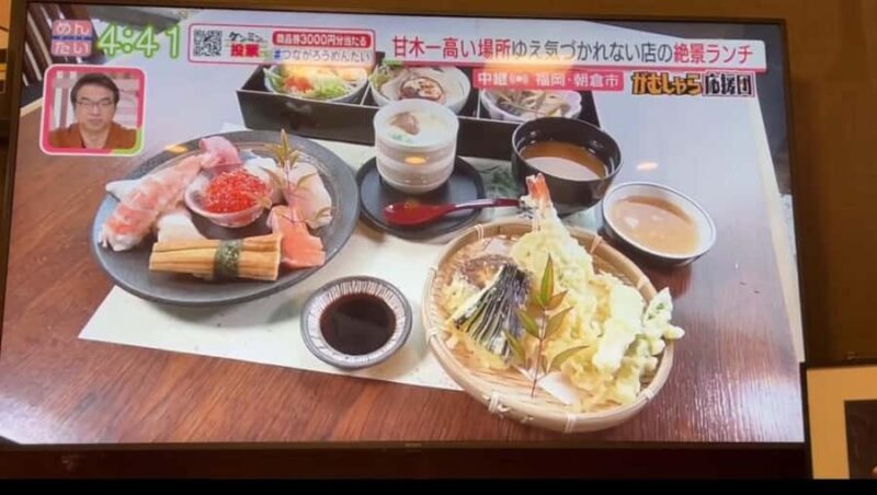 Make sushi while enjoying the spectacular view of Fukuoka - Key Points