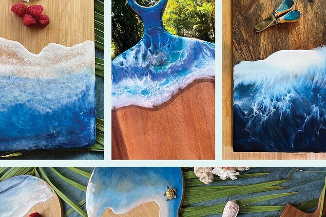 Make your own Maui Souvenir/Ocean resin class - Key Points