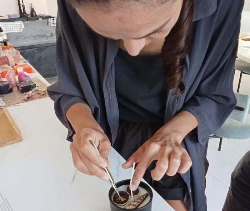 making candle class - Key Points