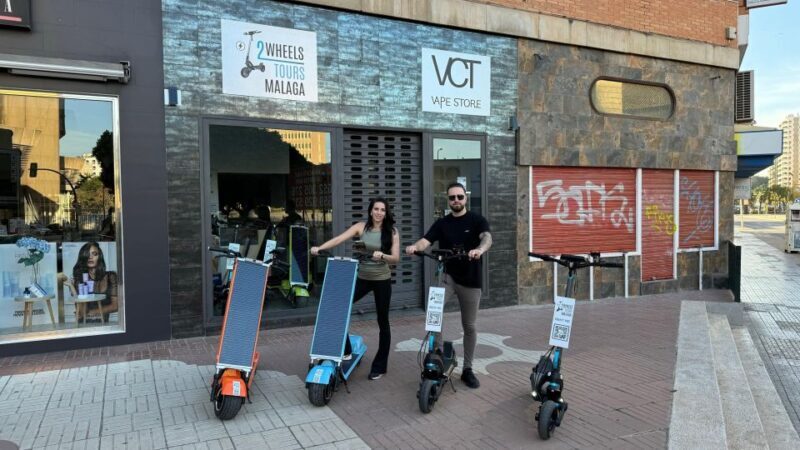 Malaga: Explore Malaga on a Electric Scooter - The Solar-Powered Scooter