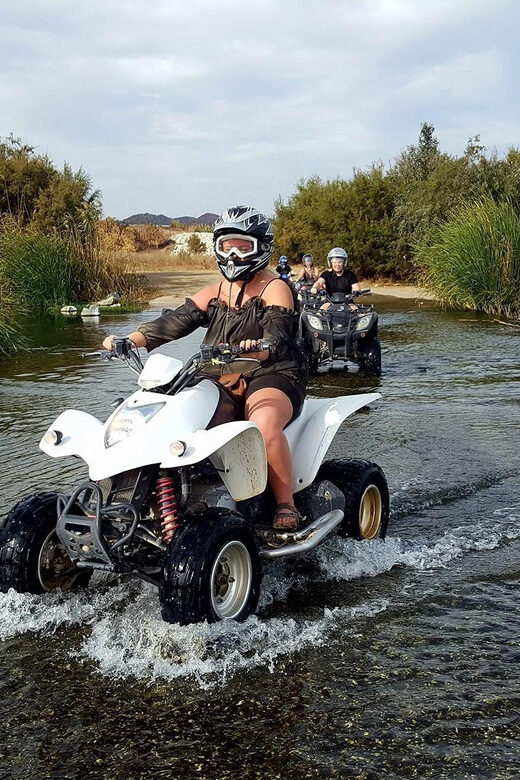 Malaga: Land and River Guided Quad Tour 1-Hour (2-Persons) - Key Points