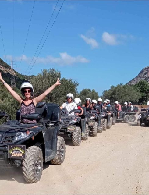 Malia: Off-Road Quad Safari Tour with Lunch and Transfers - Key Points