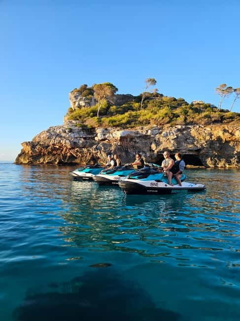MALLORCA: CALA D'OR JET SKI TOUR, SUNRISE OR SUNSET - The itinerary: what to expect
