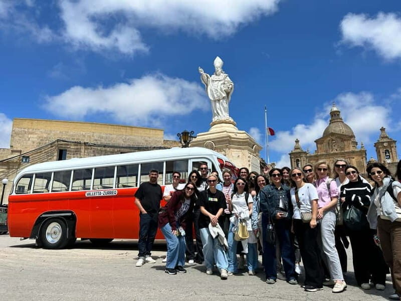 Malta: 5 hr Vintage Bus Tour - Mdina & Blue Grotto inc. food - A Full Breakdown of the Experience
