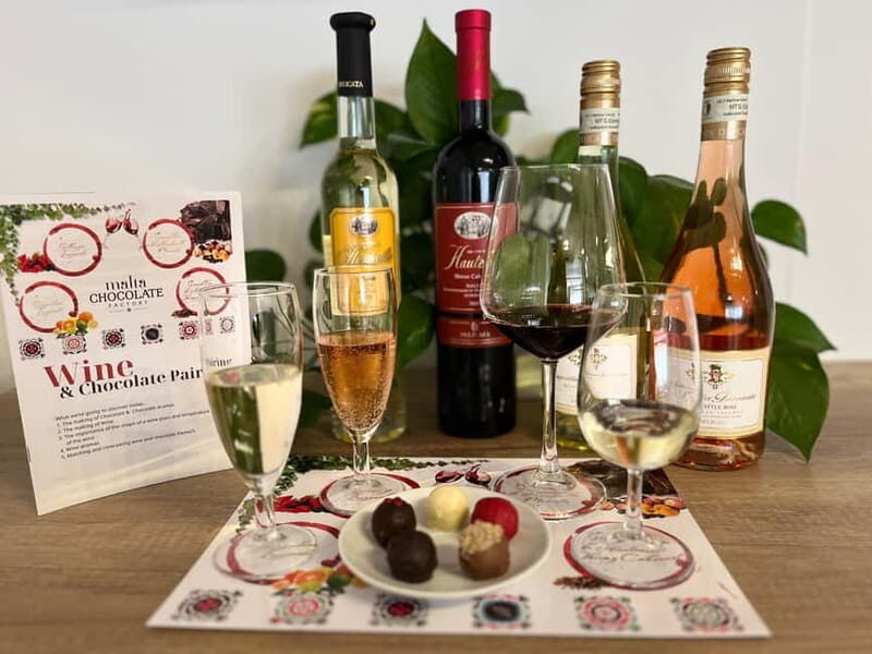 Malta: Wine and Chocolate Pairing Experience - Key Points