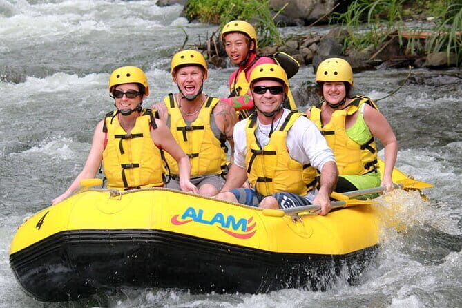 Manado Timbukar white water rafting includes pick up and drop off and lunch - Key Points