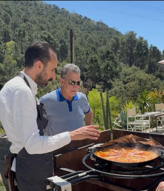 Marbella Paella Cooking Show in a Private Finca with Lunch - Key Points