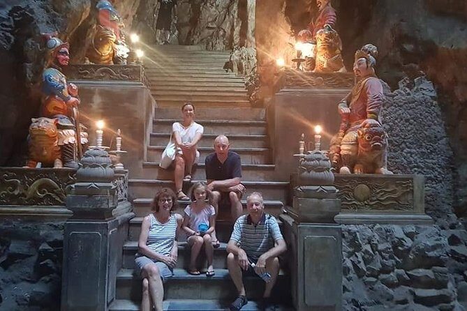 Marble Mountain -Buddha Statue -PeakMonkey Mountain -PRIVATE CAR - Visiting the Lady Buddha at Linh Ung Pagoda