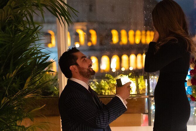 Marriage proposal in Rome(+Private Rooftop with dinner) - An Elegant Proposal in the Heart of Rome
