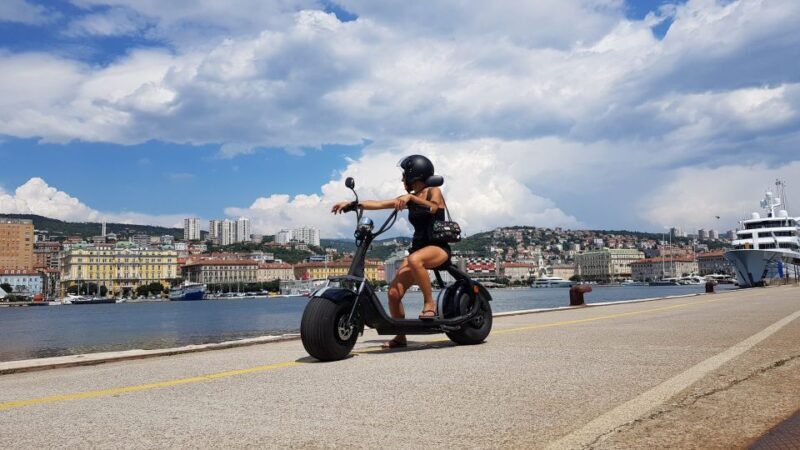 Maspalomas: 2-Seater Chopper E-Scooter Rental - Key Points