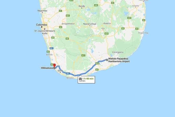 Mattala (HRI) Airport to Hikkaduwa City Private Transfer - Final Thoughts