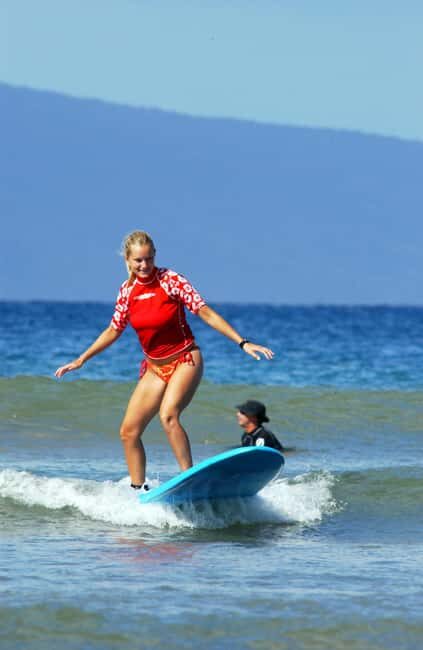 Maui: Surfing Lesson for everyone ; pure fun! - The Experience in Detail