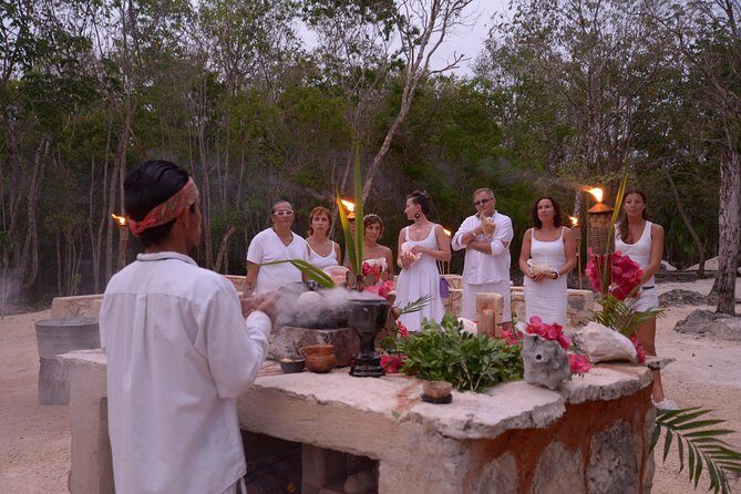 Maya Temazcal Night Ceremony from Cancun with Cenote Swim and Dinner - Swimming in the Sacred Cenote: A Refreshing Follow-up