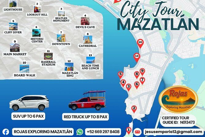 Mazatlán City Tour The best Shore Excursion for Cruisers 6 people - An In-Depth Look at the Mazatlán City Tour