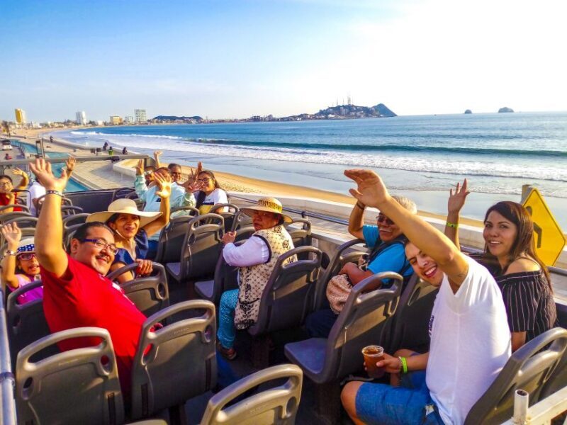 Mazatlán: Double-Decker Bus, Cliff Diving & Walking Tour - Key Points