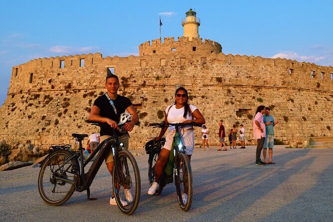 Mediaeval Rhodes E-bike Highlights Photo Tour Morning/Sunset - The Sunset Finale