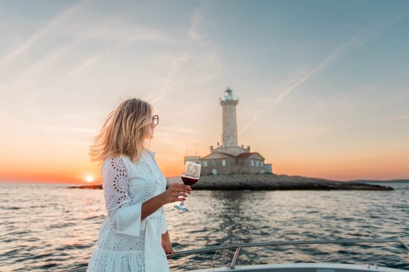 Medulin: Sunset Boat Cruise with Wine Tasting - Key Points