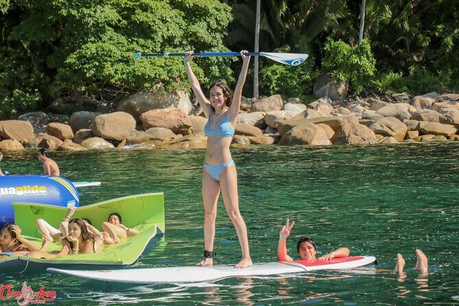 Mega Yacht ALL INCLUSIVE Yelapa Waterfall & Snorkeling Adventure - First Stop: Quimixto and Playa Chica Locca