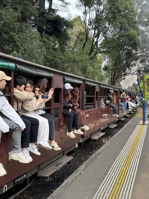 Melbourne: Private Puffing Billy Steam Train Ride - Grants on Sherbrooke and the Forest Experience