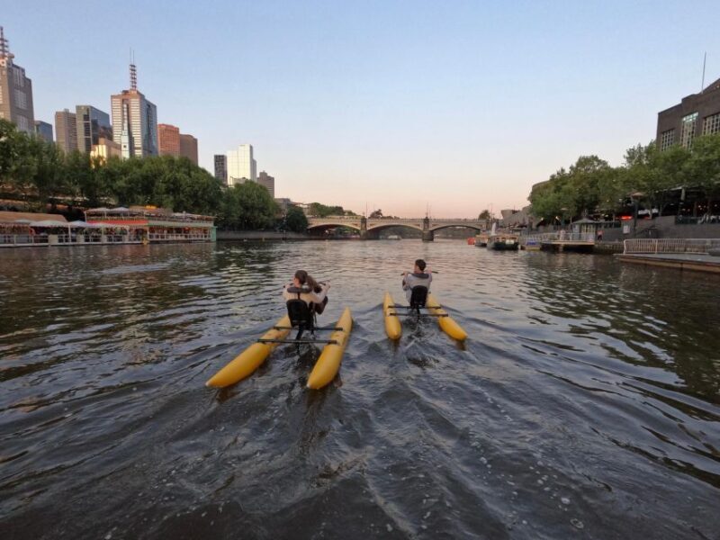 Melbourne: Yarra River Twilight Waterbike Tour - Discovering the Yarra River’s Twilight Charm