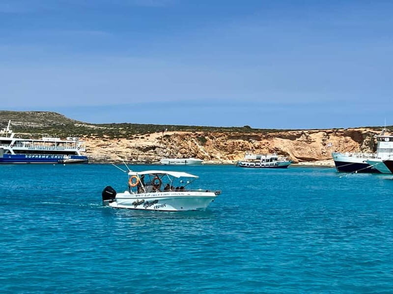 Mellieha: 1:00pm Speedboat round Comino Caves 2h Blue Lagoon - Introduction