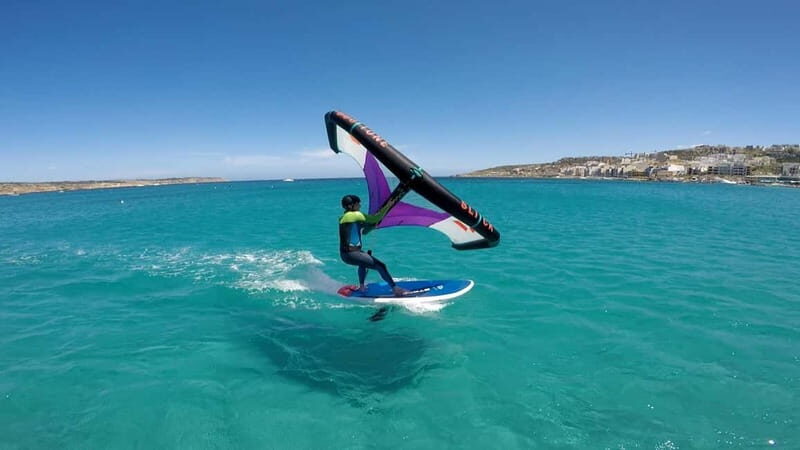 Mellieha Bay: Wing Foiling Lesson - Skills Learned
