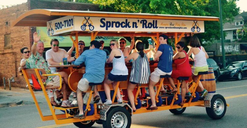 Memphis: Guided Bar Crawl on a Pedal Bike - Key Points