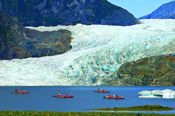 Mendenhall Lake Kayak and Salmon Bake Adventure - Key Points