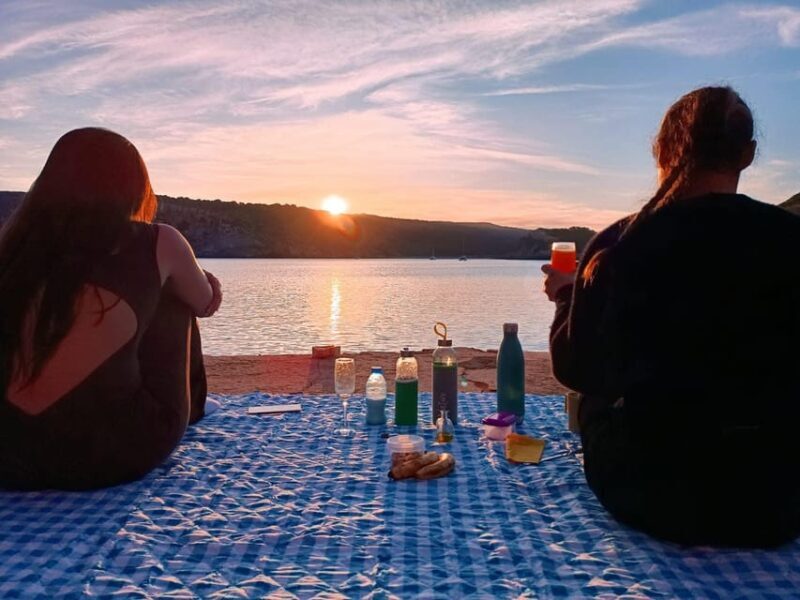 Menorca wakes up: Breakfast at sunrise - Coastal Walk: Discovering Hidden Coves and Beaches