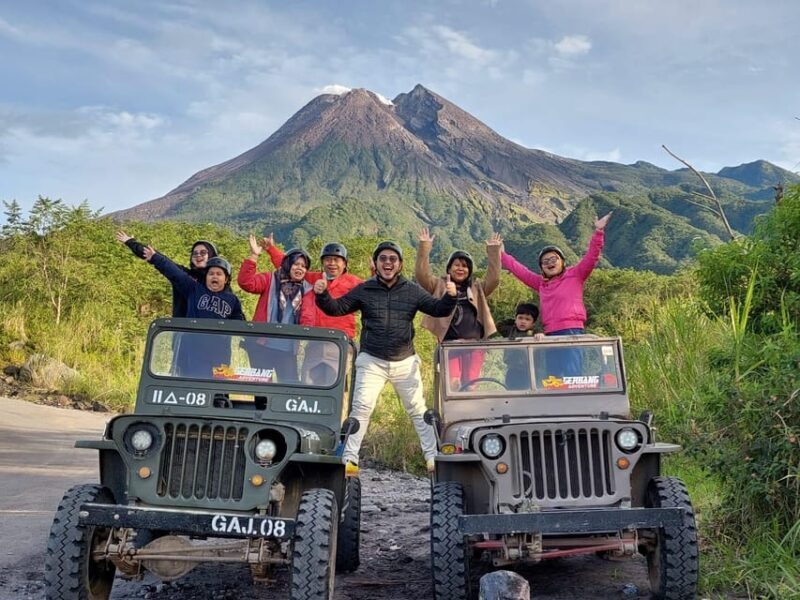 Merapi volcano sunrise with 4wd jeep and step on cold lava - FAQ
