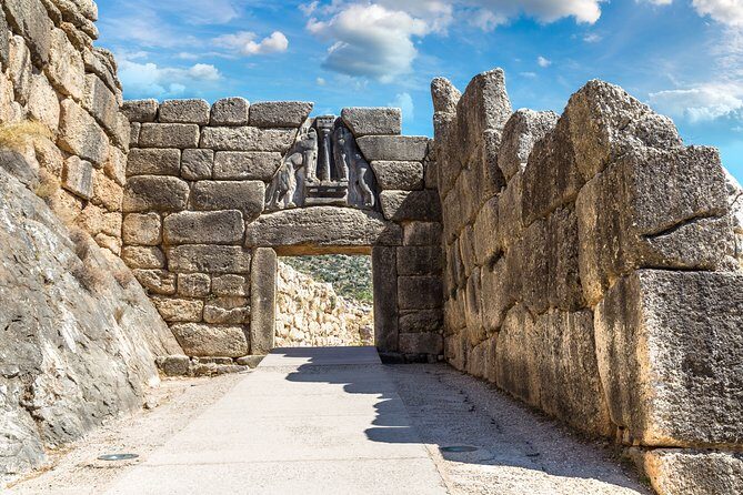 Mercedes Private Tour Nafplio -Nemea wine tasting-Mycenae - The Authentic Experience in Focus