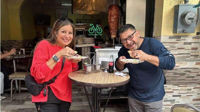 Mexico City: Taco Tasting Bike Tour in Polanco - Itinerary Breakdown