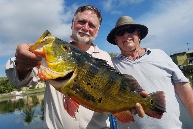 Miami Airport Lakes Peacock Bass Fishing Trip (1 to 4 ppl) - The Sum Up