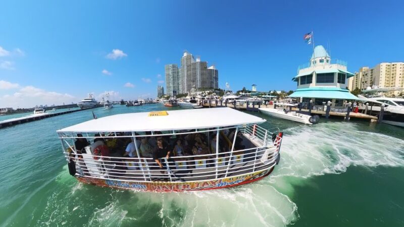 Miami-Beach & Miami Skyline Hop-On & Hop Off Boat Cruise - The Sum Up