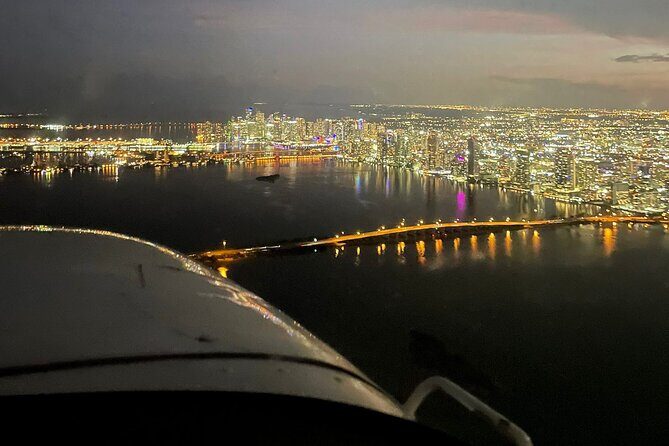 Miami Beach Night Lights Airplane Tour with Champagne 50 Mins - FAQs