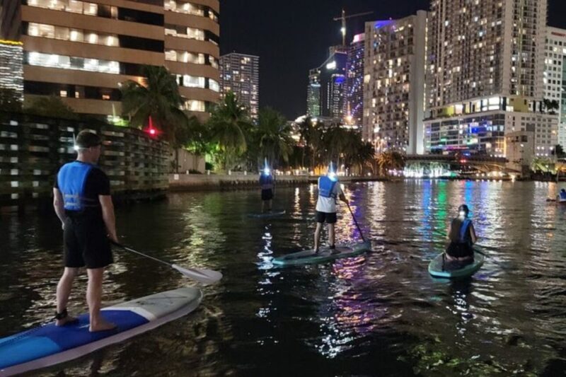 Miami: City Lights SUP or Kayak Night Tour - Timing and Logistics