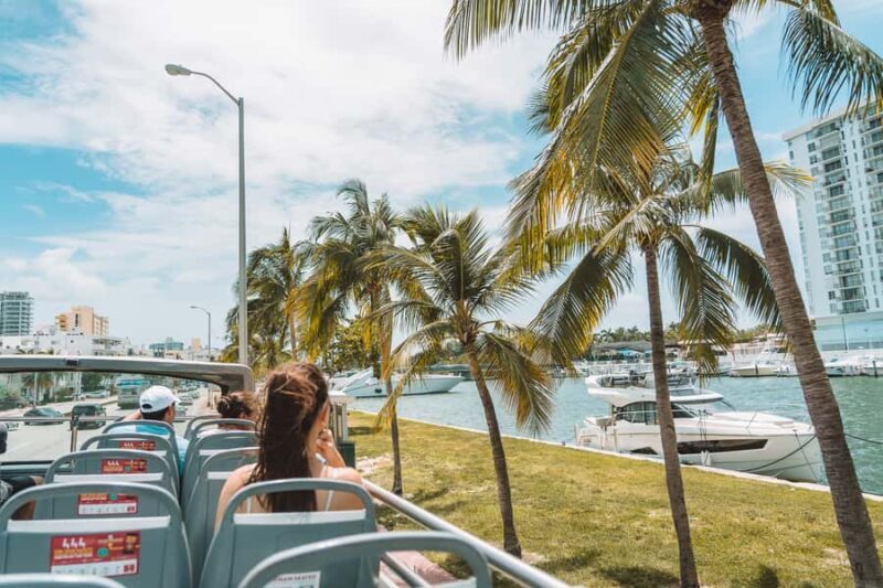 Miami: Hop-on Hop-off Open-top Bus Tour with Optional Cruise - FAQs