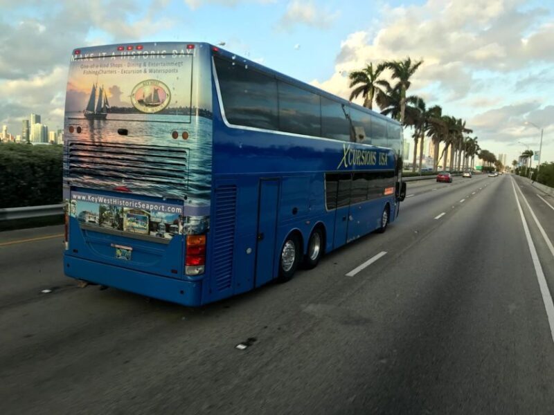 Miami & Key West: One-Way Transfer by Motor Coach Bus - The Itinerary Breakdown