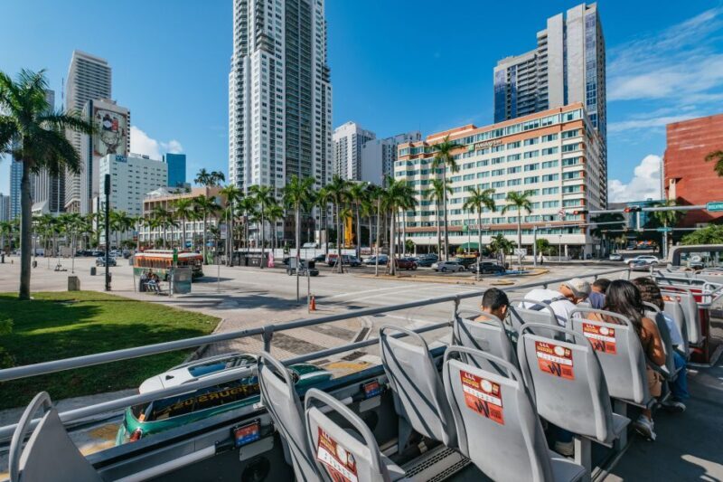 Miami: Panoramic Open-Top Bus Tour & Biscayne Bay Cruise - Itinerary Breakdown: What to Expect at Each Stop