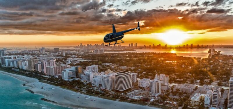 Miami: Private Sunset Helicopter Tour - Detailed Breakdown of the Itinerary